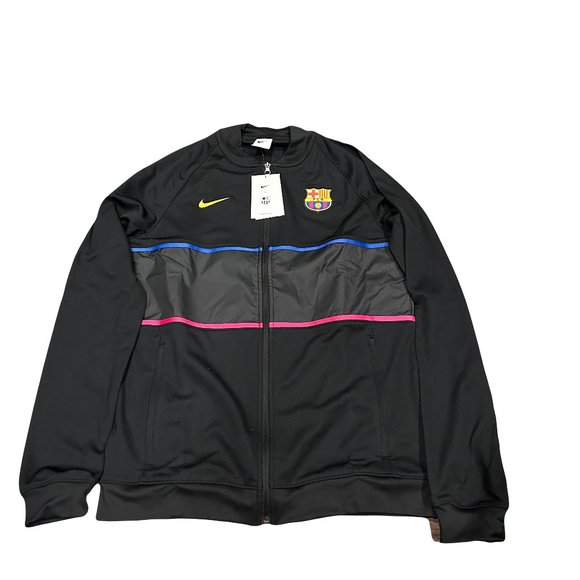 Nike | Jackets & Coats | Nwt Fc Barcelona Nike L96 Fullzip Anthem ...